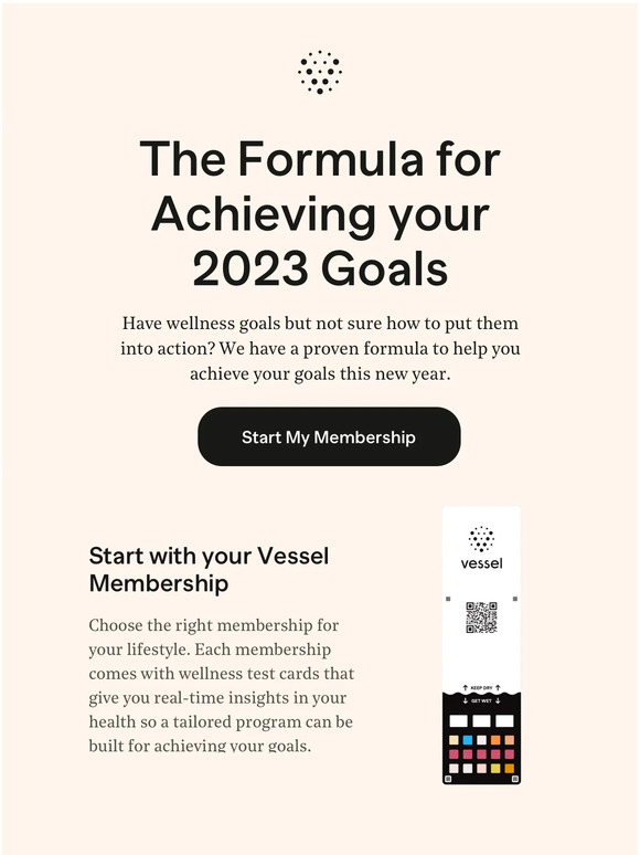 Vessel: The formula for achieving your 2023 goals 🚨 | Milled