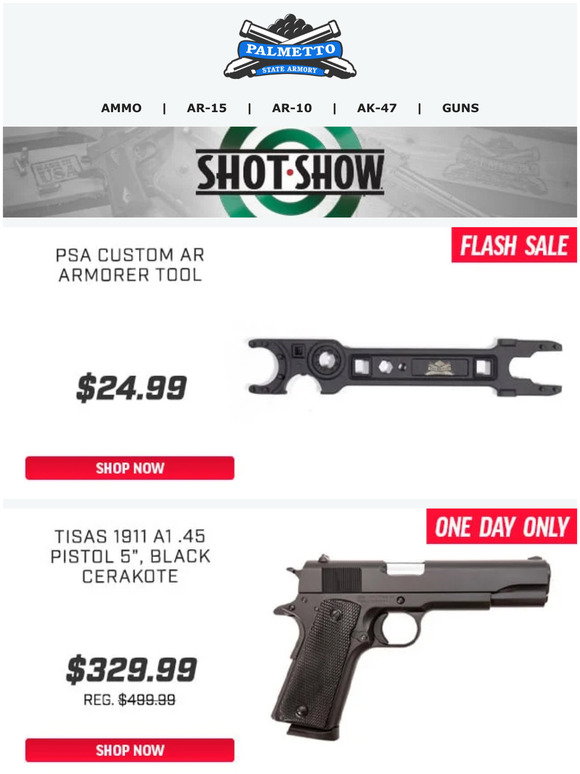 Palmetto State Armory: Last Chance For These Shot Show Deals! | PSA ...