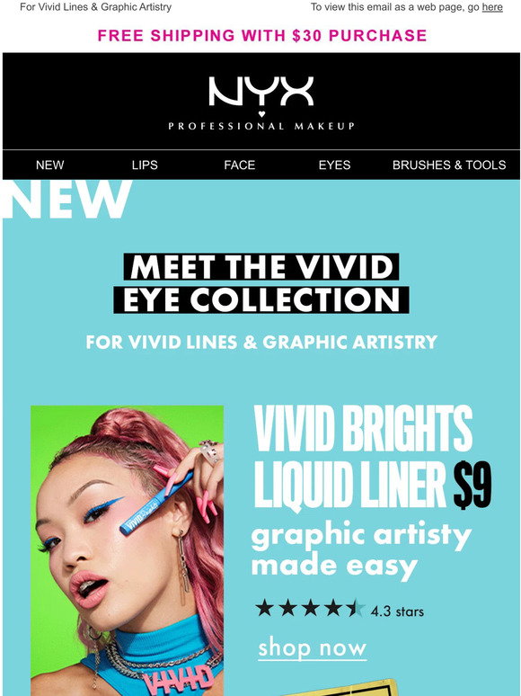 NYX Cosmetics: MEET the Vivid Eye Collection 🤩 | Milled