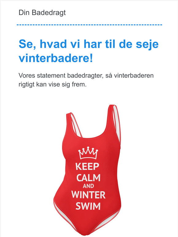 Din Badedragt: Se, hvad vi har til vinterbaderen! | Milled