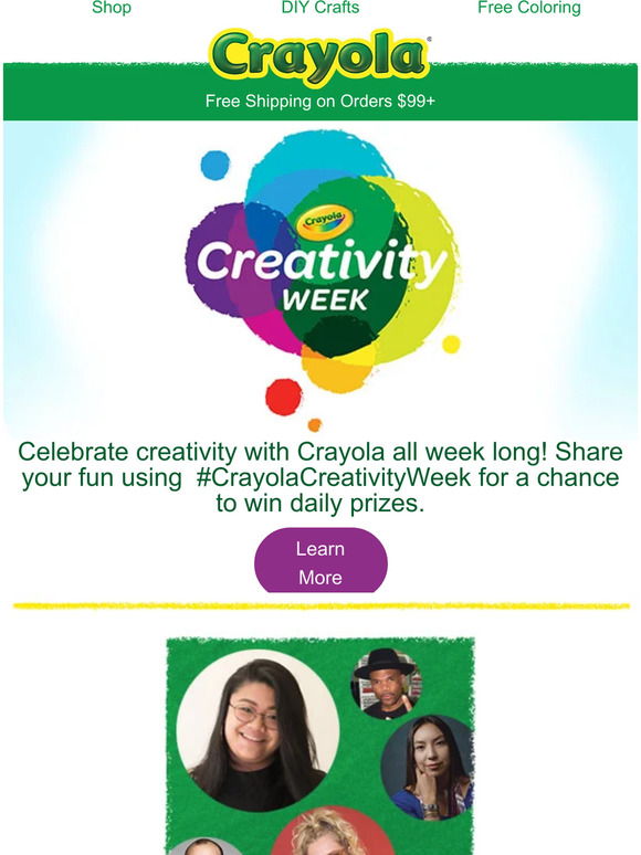 Crayola: Creativity Week Starts NOW 😎 | Milled