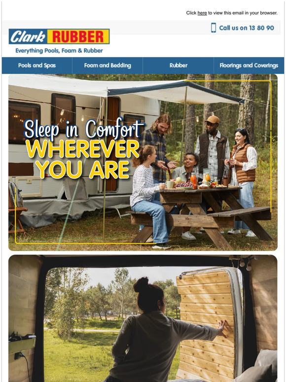 Clark Rubber: Sleep In Comfort Wherever You Are This Long Weekend! ⛺ ...