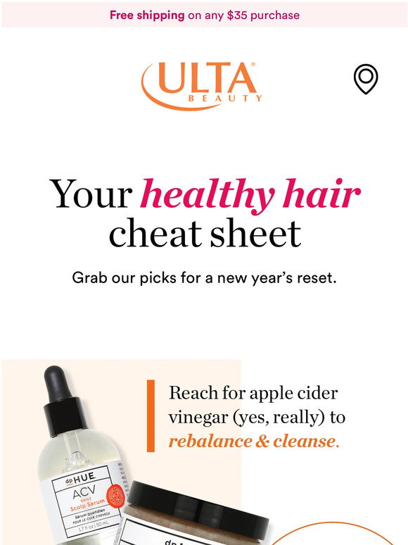 Ulta Beauty: Your healthy hair cheat sheet 📝 | Milled