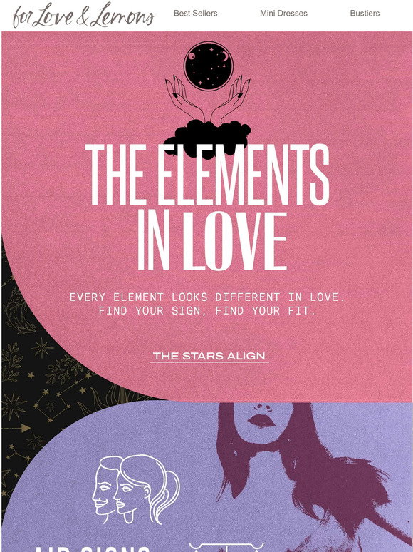 For Love & Lemons: THE 4 ELEMENTS IN LOVE | Milled