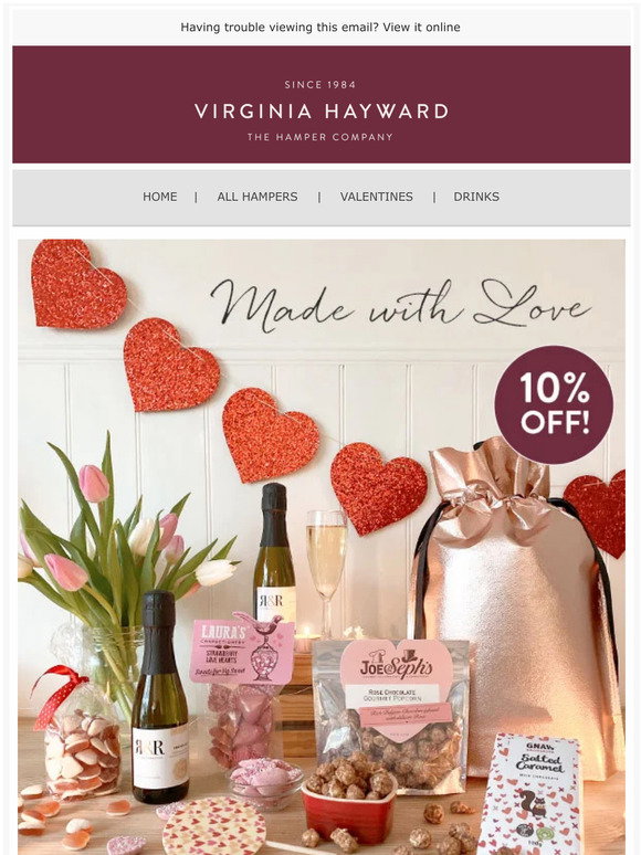 Virginia Hayward: Send a Basket Full of Love | Milled