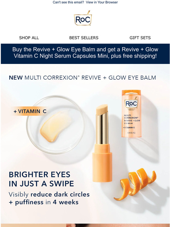 RoC Skincare: Introducing our Revive + Glow Eye Balm | Milled
