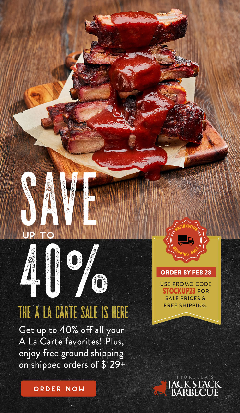 Jack Stack Barbecue: Annual A la Carte Sale starts now! Stock up & Save BIG! | Milled