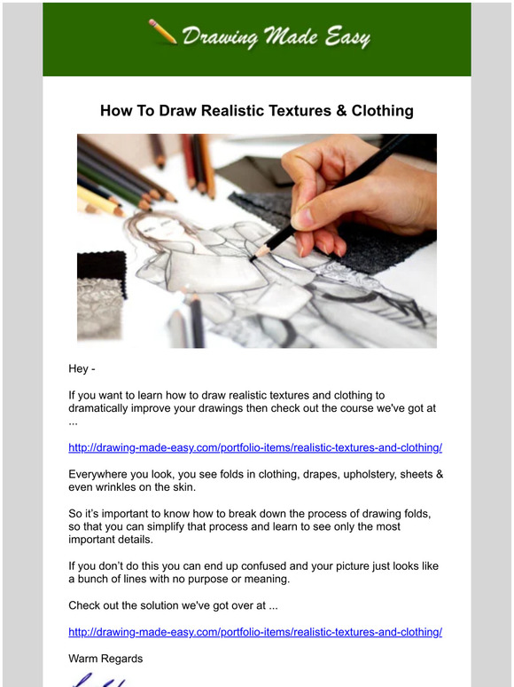 Drawing Made Easy: — - how to draw realistic textures and clothing | Milled