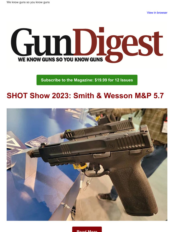 Gun Digest Store: SHOT Show 2023 Coverage | Milled