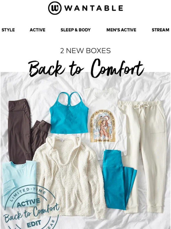 Wantable: lounge in new looks | Milled