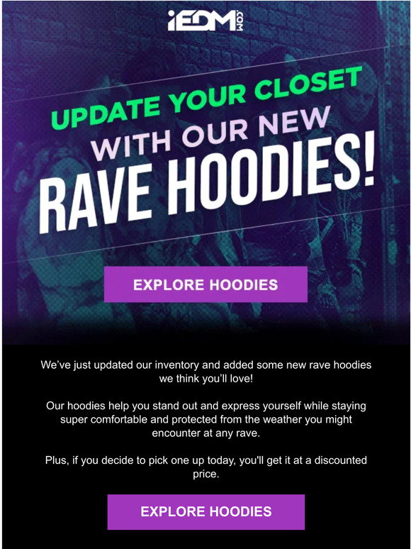 iEDM: Check Out These NEW Rave Hoodies... 👀 | Milled