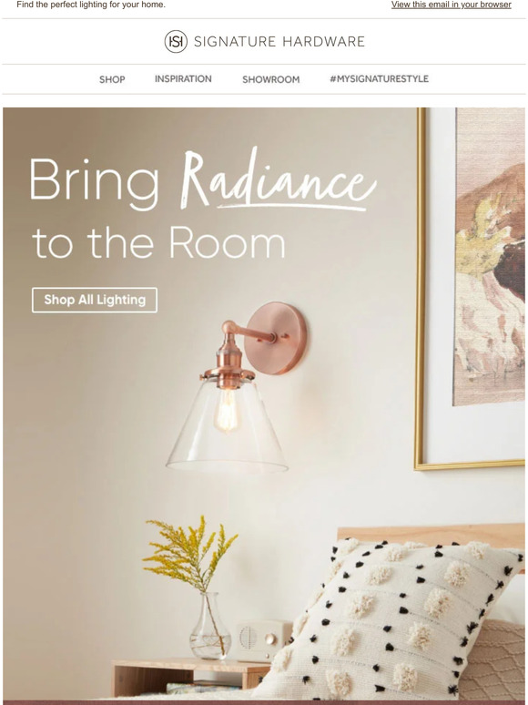 Signature Hardware: Lighting You’ll Love 💡 Stunning New Fixtures for ...