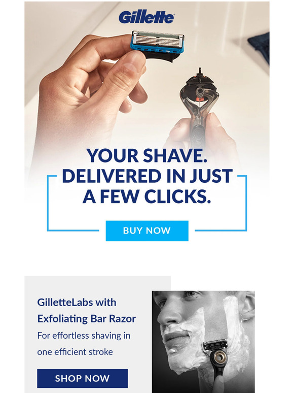 Gillette: Meet our bestselling razors | Milled