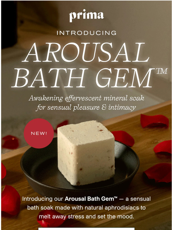 Prima: ♥️ NEW! Introducing the Arousal Bath Gem 🔥 | Milled