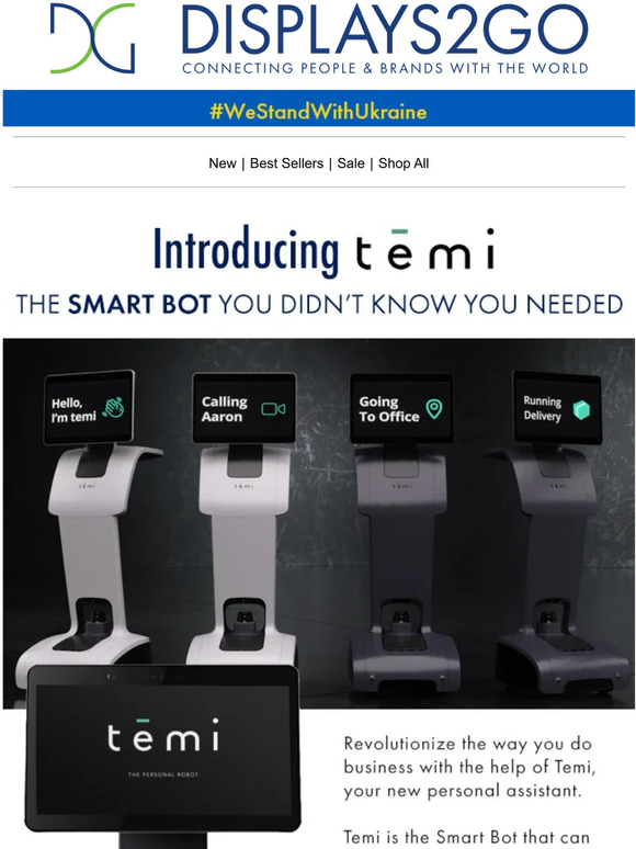 Displays2go: Meet Temi, Your New Personal Assistant... | Milled