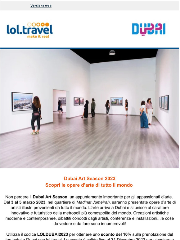 Lol Travel: Art Dubai 2023: ammira le opere di tutto il mondo | Milled