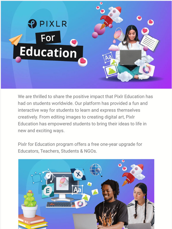 Pixlr: Pixlr Education: Transforming Student Learning | Milled