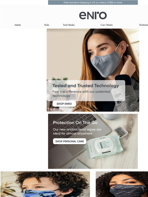ENRO | Since 1919: NY Times #1 Face Mask Is Now Patented | Milled