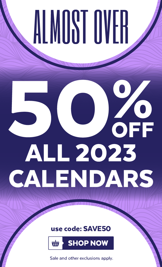 Calendars: ️ PRICE CUT >> 50% Off 2023 Calendars | Milled