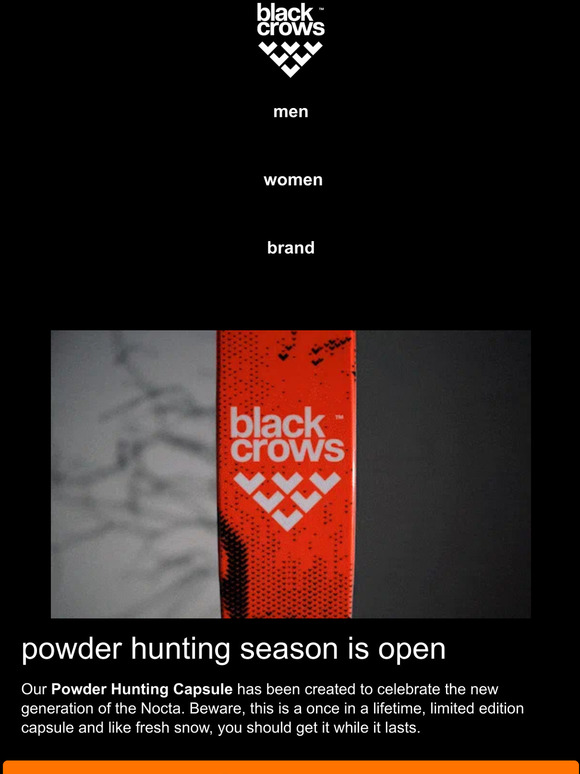 Black Crows (US): powder alert: new limited edition Nocta | Milled