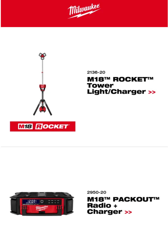 Milwaukee Tool: NEW! M18™ CARRY-ON™ 3600W/1800W Power Supply | Milled