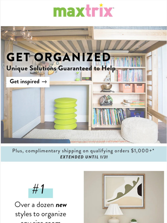 Maxtrix Kids Furniture: How To Organize a Kids Room | Milled