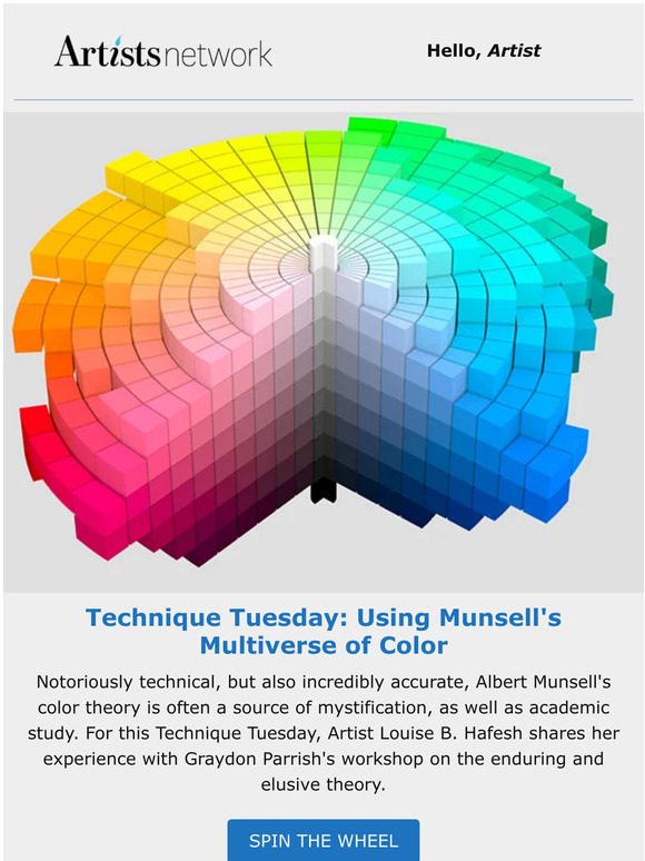 Artists Network: Technique Tuesday: Using Munsell's Wheel of Colors ...