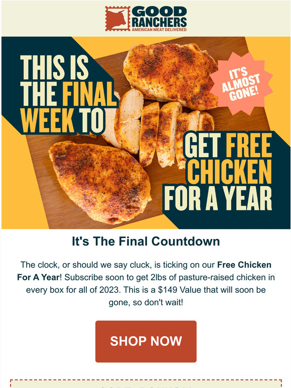 Good Ranchers: Last Week To Claim $149 of Free Chicken 💵 | Milled