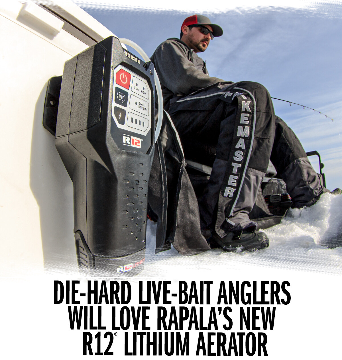 Rapala: Die-Hard Live-Bait Anglers Will Love Rapala’s New R12® Lithium Aerator | Milled