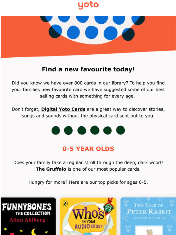 Yoto: Need a new favourite Yoto Card for 2023? | Milled