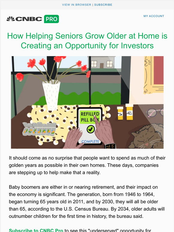 CNBC: A booming market to help seniors grow older at home is creating ...