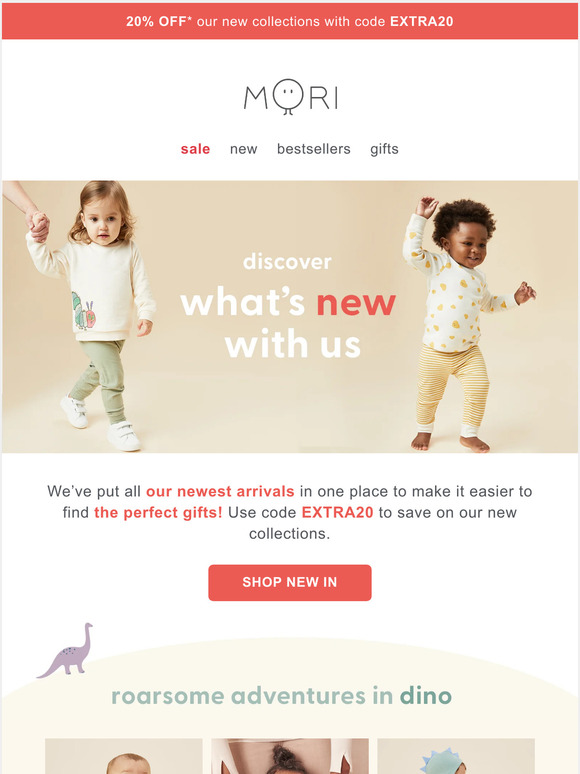 Baby Mori: New styles = new favourites! 💛 | Milled