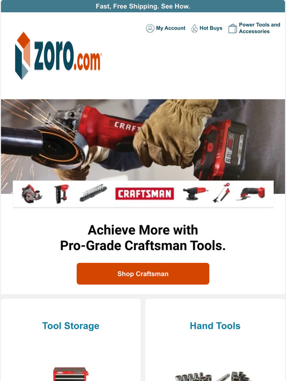 Zoro: ANNOUNCEMENT! Craftsman is now at Zoro 🔨 | Milled