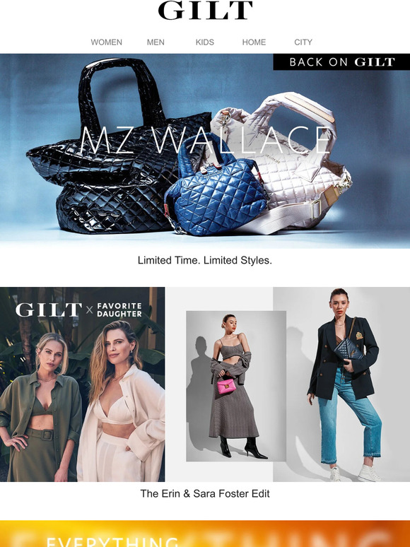 Gilt: MZ Wallace → Back on Gilt for a Limited Time | Milled