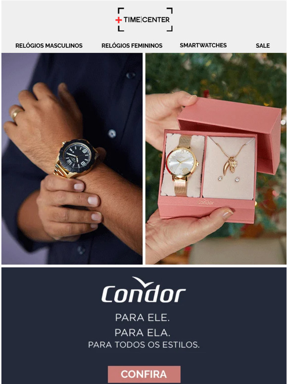 Time Center: Confira os modelos da Condor ⌚️ | Milled
