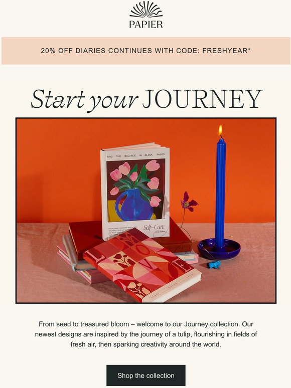 Papier: New in: The Journey collection | Milled