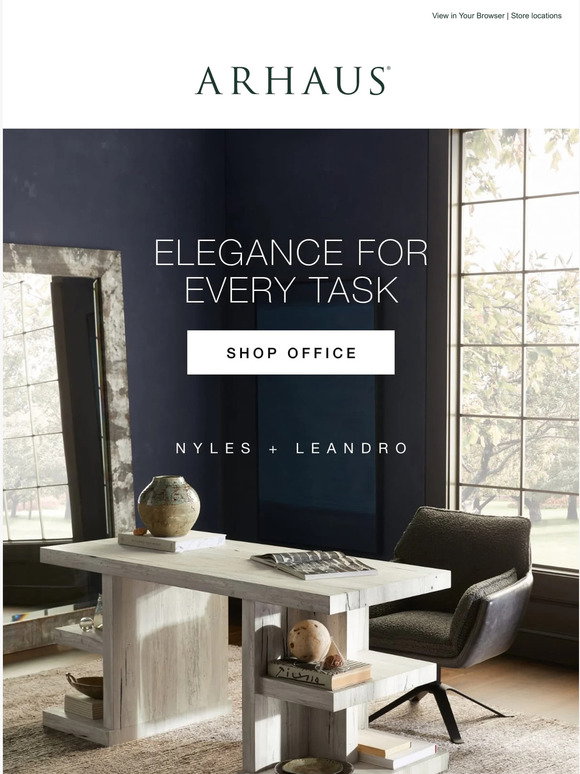 Arhaus: Desk & Chair Pairings That Work | Milled