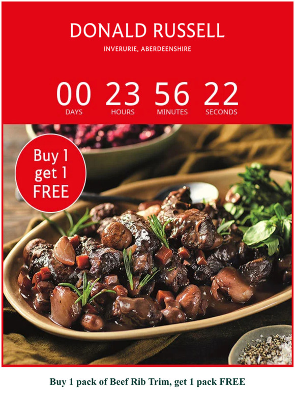 Donald Russell: Beef Rib Trim - Buy 1, get 1 FREE 💥 | Milled