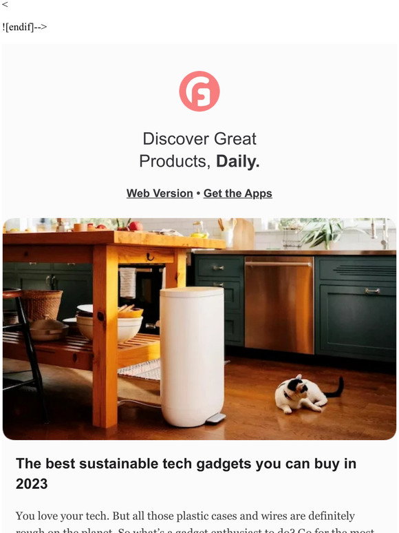 Gadget Flow: The best sustainable tech gadgets you can buy in 2023 | Milled