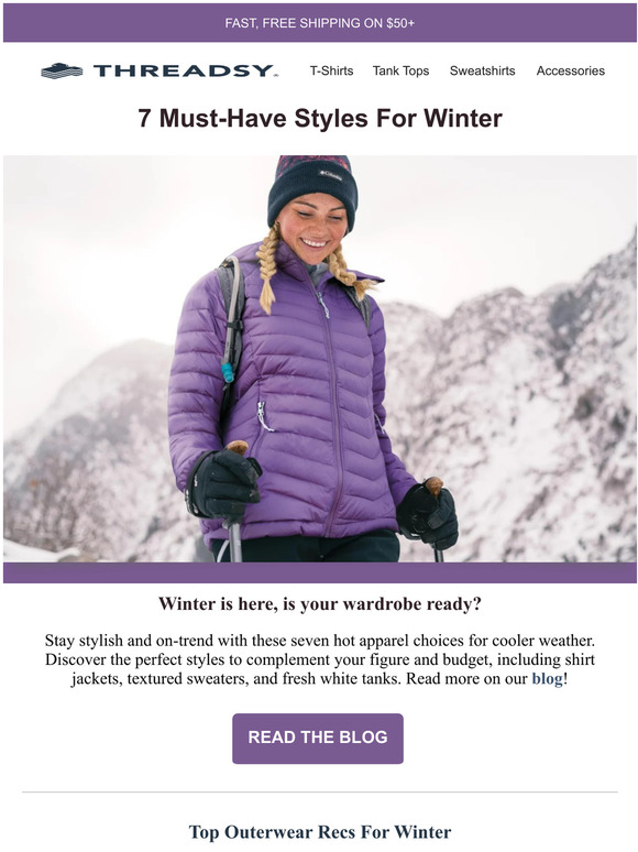 Threadsy: 7 Must-Have Styles for Cooler Weather ️ | Milled