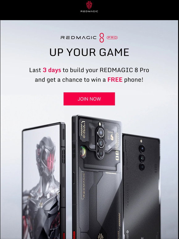 RedMagic: 🎁Win a Free Phone with REDMAGIC | Milled