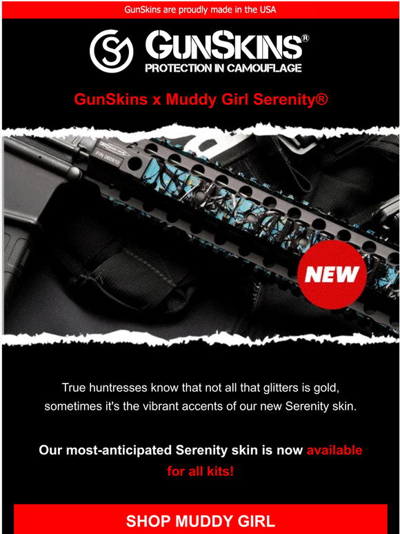 GunSkins: NEW! Muddy Girl Serenity Kits Now Available | Milled