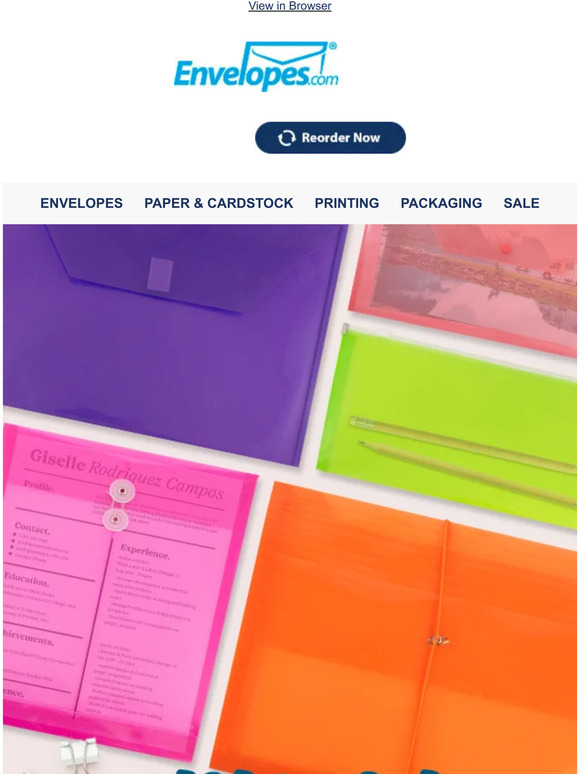 Envelopes: Plastic envelopes to the rescue! 💫 | Milled