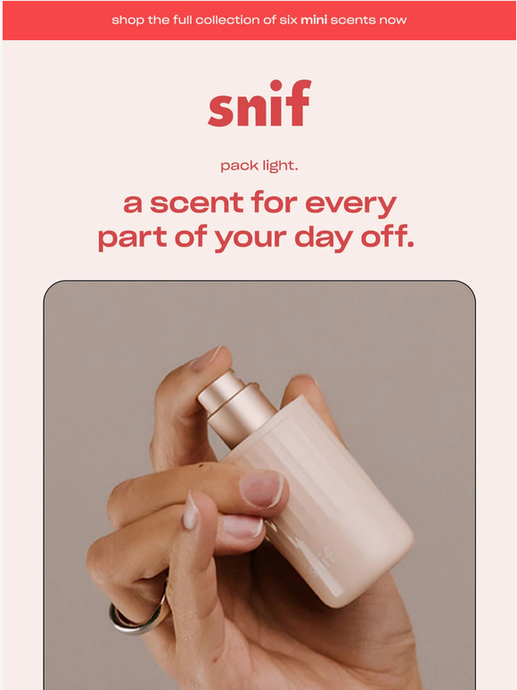 Snif: Meet the rest of our Mini collection. | Milled