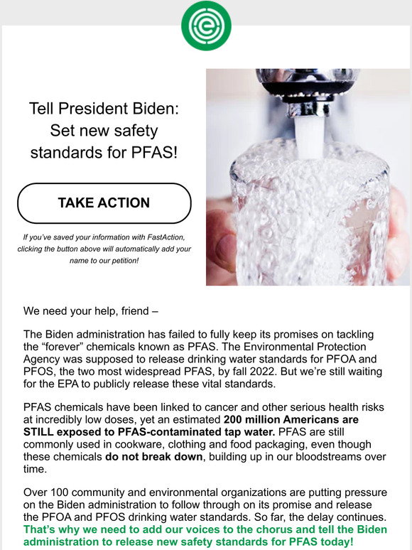 Environmental Working Group: Set new safety levels for PFAS! | Milled
