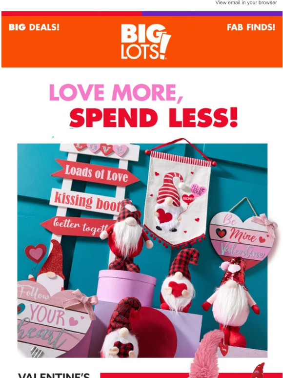 Big Lots: 🥰Cupid’s calling! Sweet gifts starting at $3.99! | Milled