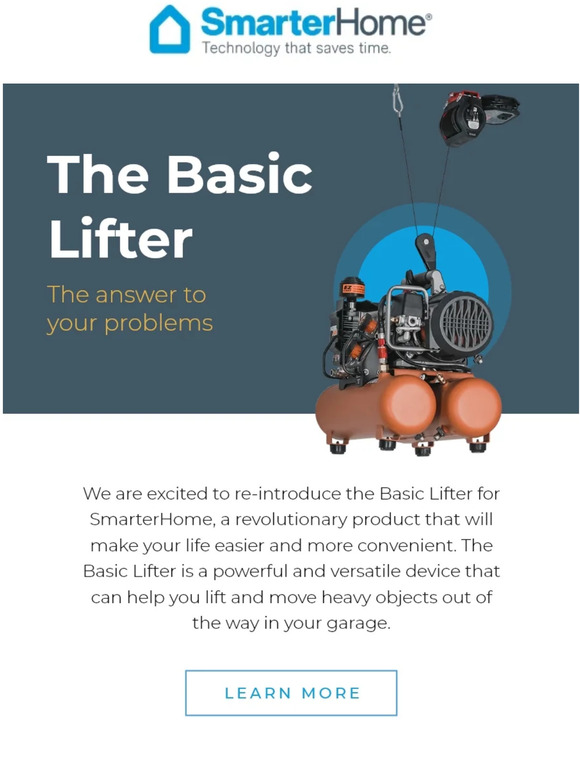 SmarterHome: Re-Introducing the Basic Lifter! | Milled