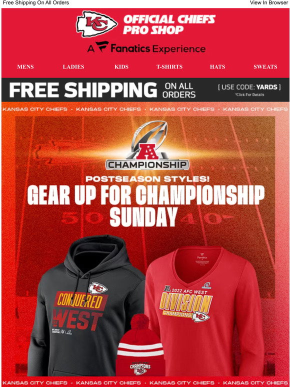 Kansas City Chiefs: Stand Out In Styles For Championship Sunday | Milled