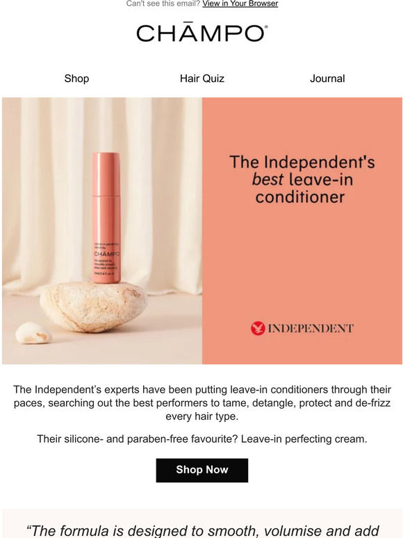 Champo: Independent’s best leave-in conditioner | Milled