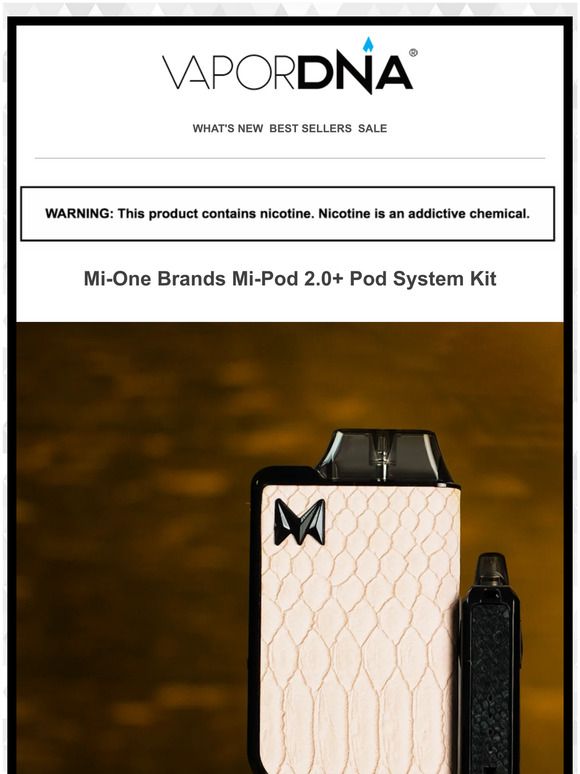 Vapor DNA: MI-One Brands Mi-Pod 2.0+ System is here! | Milled